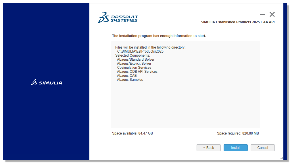 SIMULIA Abaqus 2025 Installation Guide